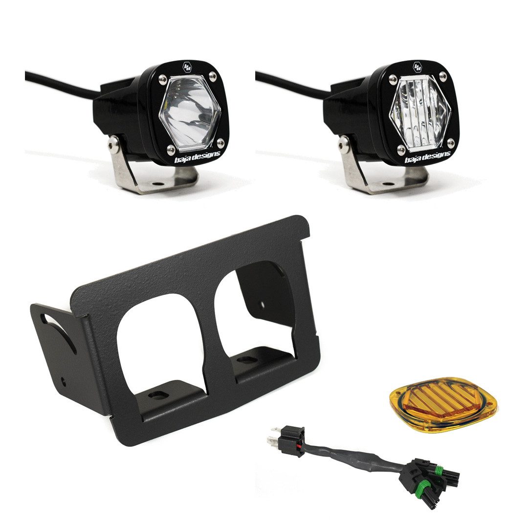 Suzuki, DRZ400/S/SM, DR650/SE/R/RE/S Dual S1 Headlight Kit - Baja ...