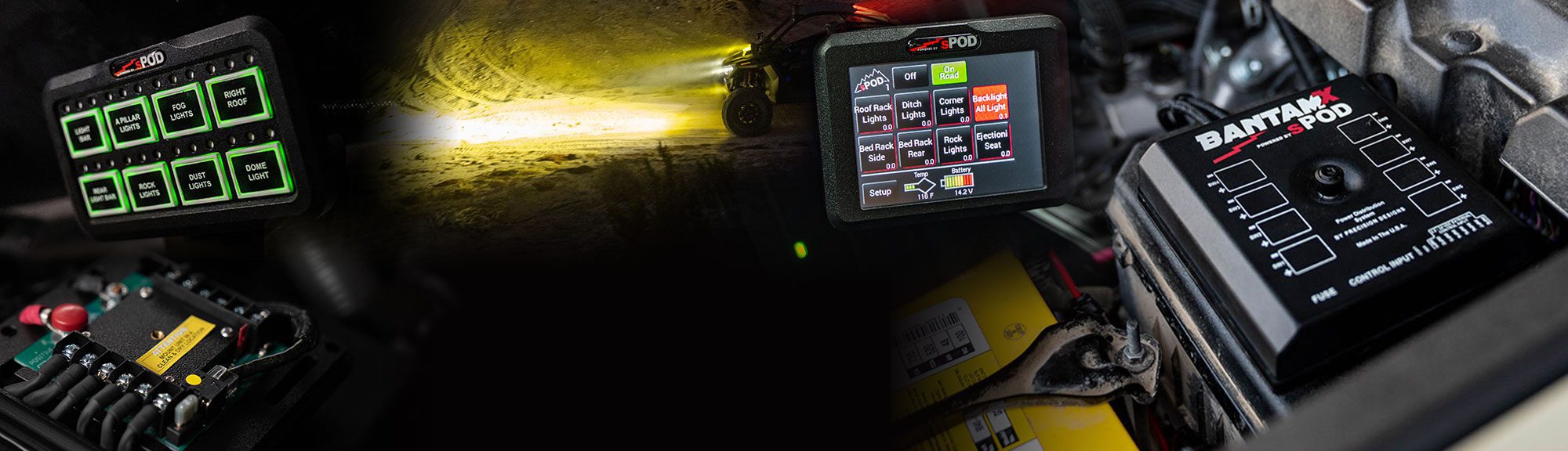 sPOD™ Power Distribution System - Baja Designs - Off-Road LED & Laser ...