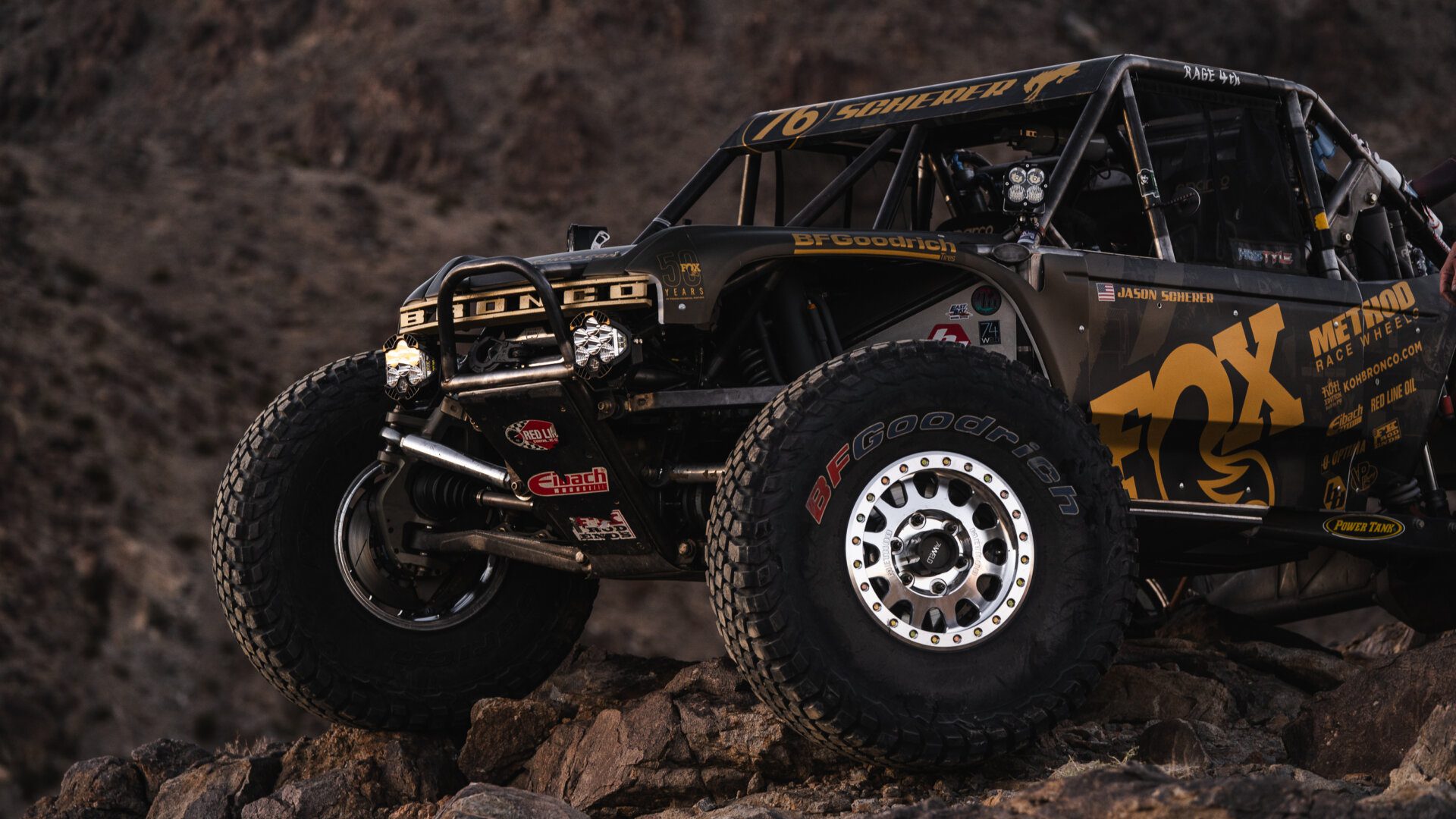 Jason Scherer Ultra4 Ford Performance Bronco - Baja Designs - Off-Road ...